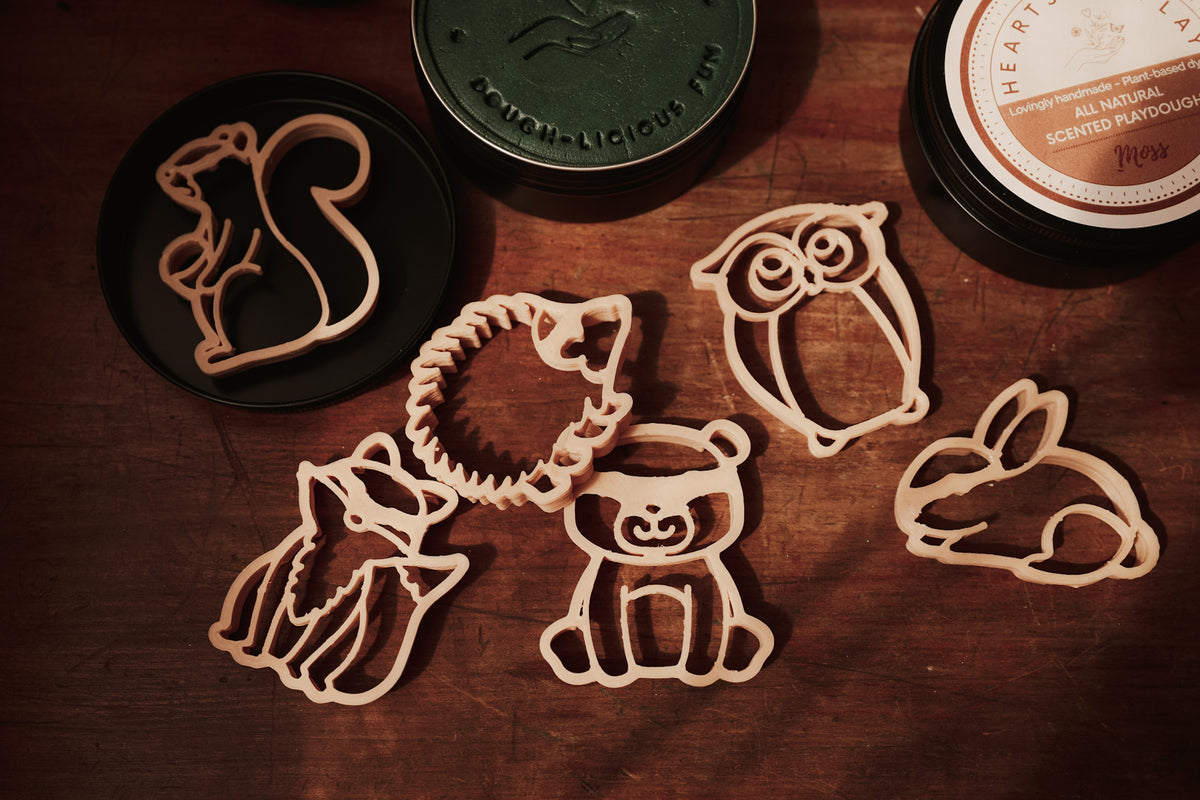 KINFOLK PANTRY - Mini Woodland Animals Eco Cutters Set – Play with Elorias